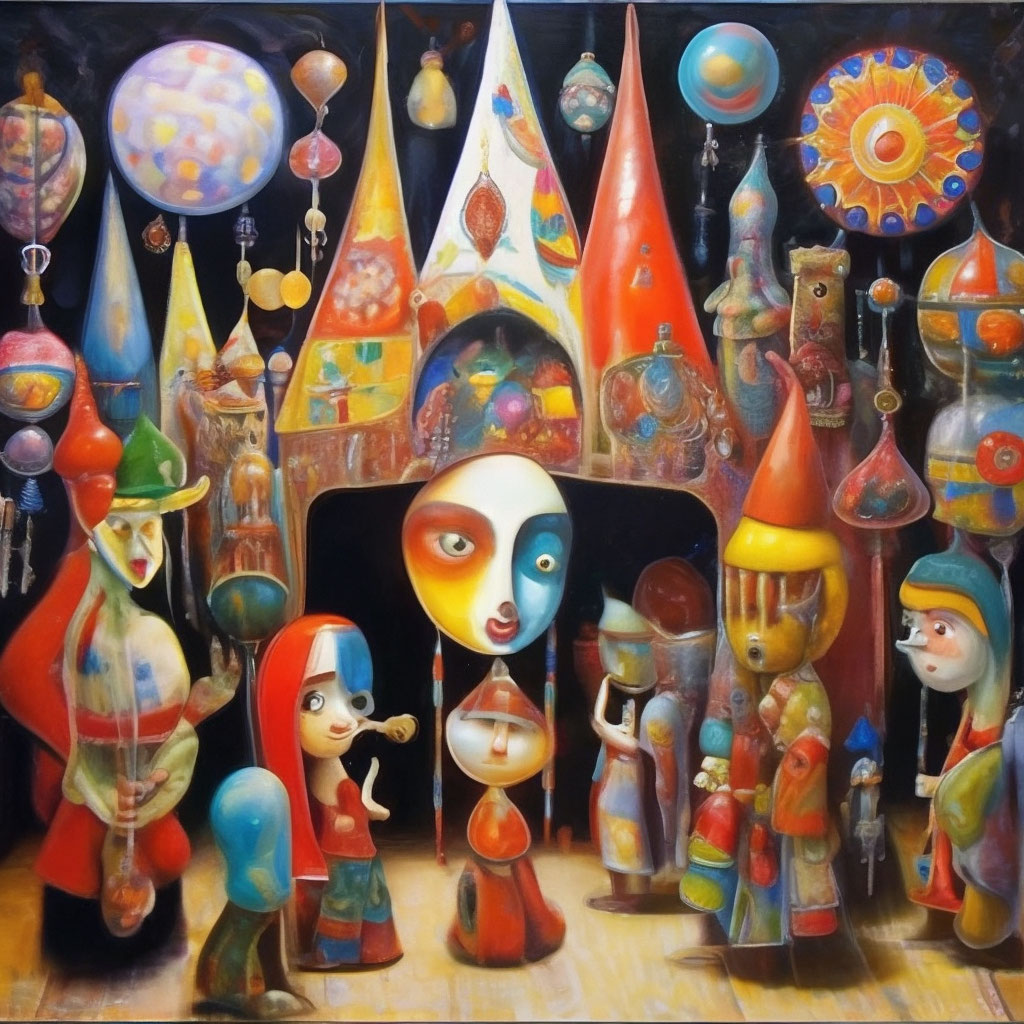 "Sabantuy not linear,grotesque,anthropophoria,abrupt,surrealism ...