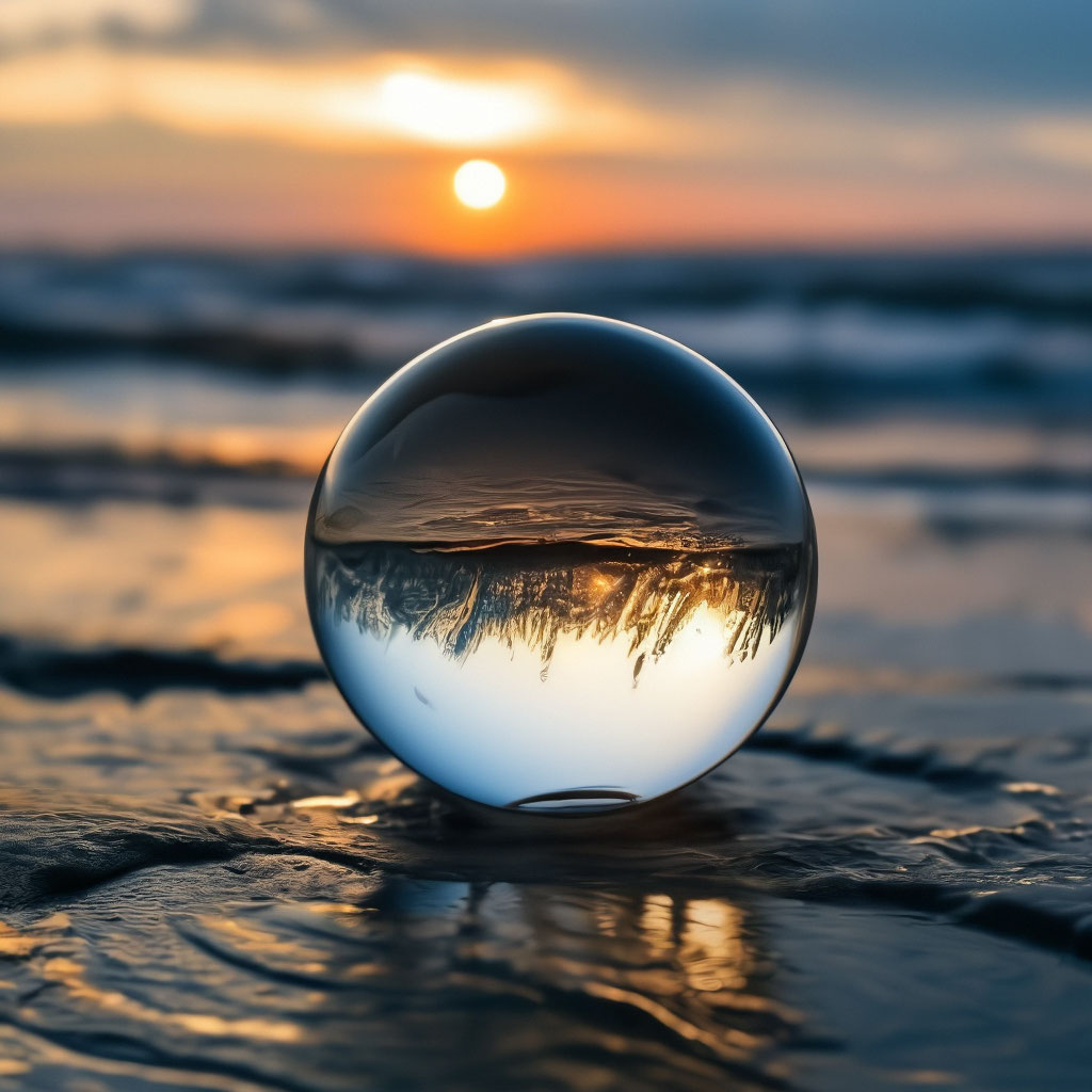 "How fragile this day is, a glass ball is a thin thread" — image ...