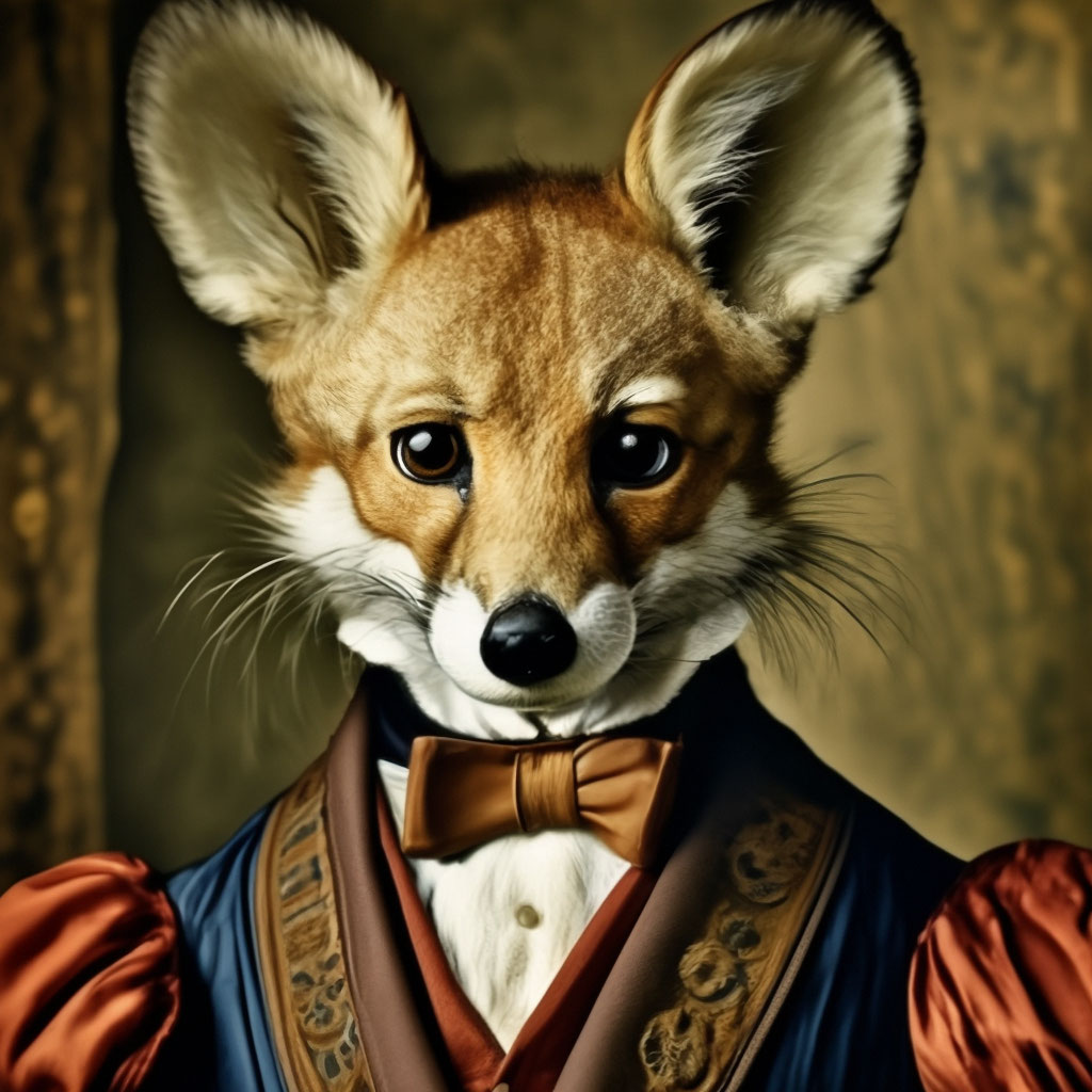 "The fox Mickey Mouse" — image created in Shedevrum