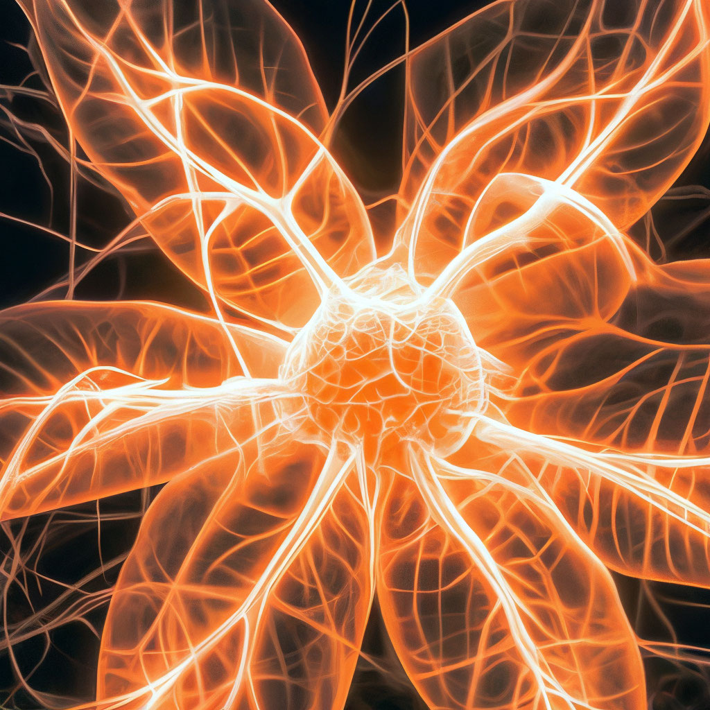 "Orange X-ray detail is realistic, bright lighting" — image created in ...