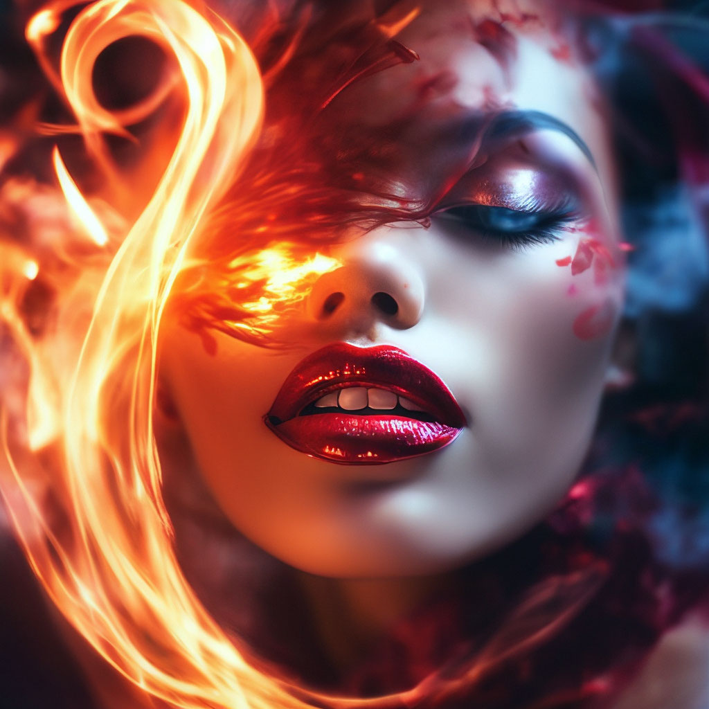 "Style Fire Lips Girl Spaciousness Hearts Epic Perfection Circle ...