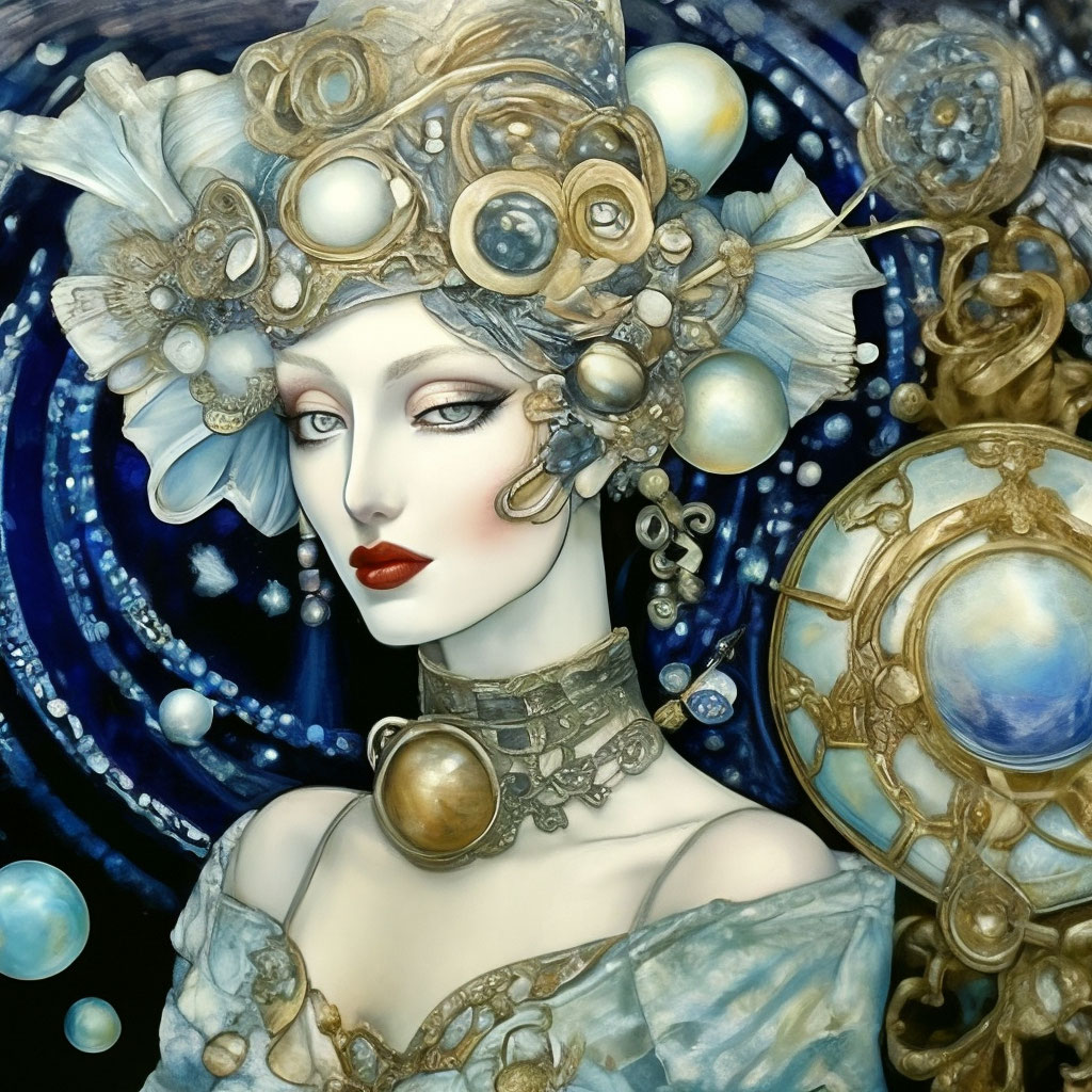 "Glamorous fashion lady Gucci and Sirius Grotesque.the style of Antonio ...