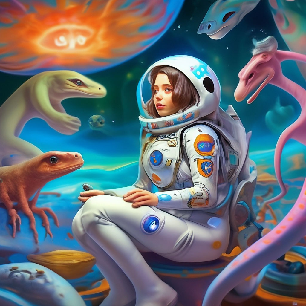 "You have woken up again in this fantastic world! admiration! space, a ...