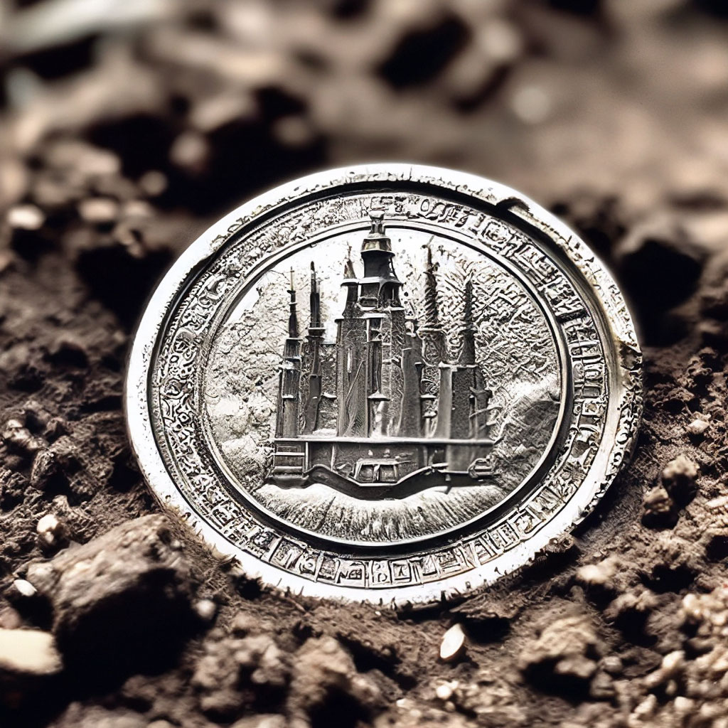"Well... the royal nickel. shabby. dirty. dug out of the ground just ...