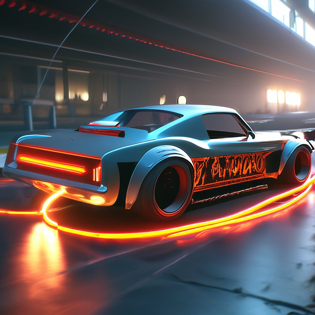 "Fast and furious 13 wires in ..." — image created in Shedevrum