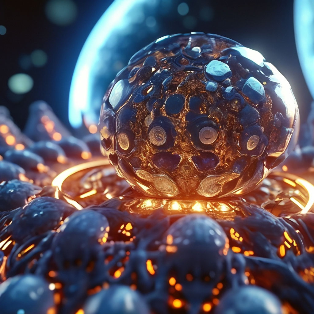 "Silicon-based life form, 4k, 3d, theory of evolution, detailed ...