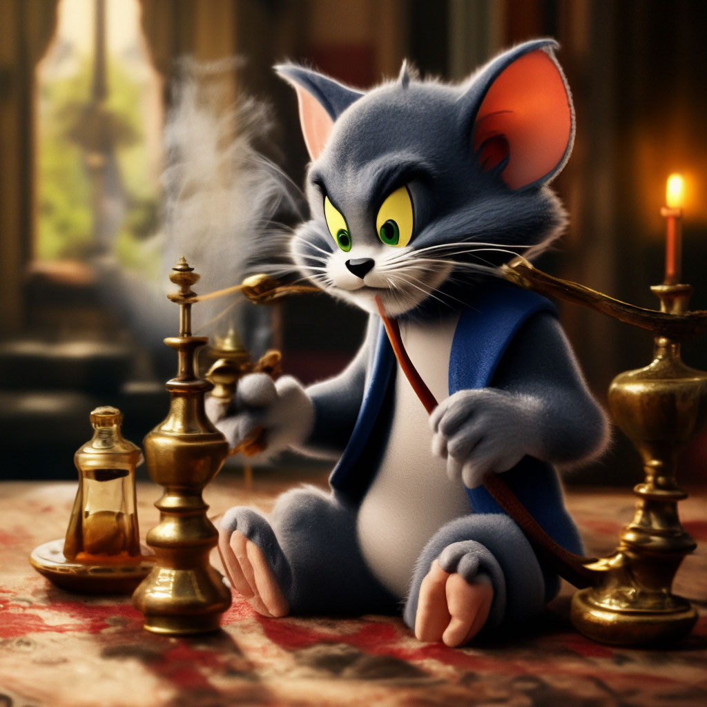 Tom And Jerry Smoking Dabs