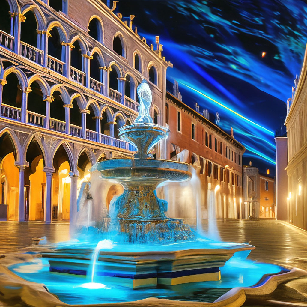 "SAINT ASONIA ,Elizabeth Guardia magic fountain in the ancient city in ...