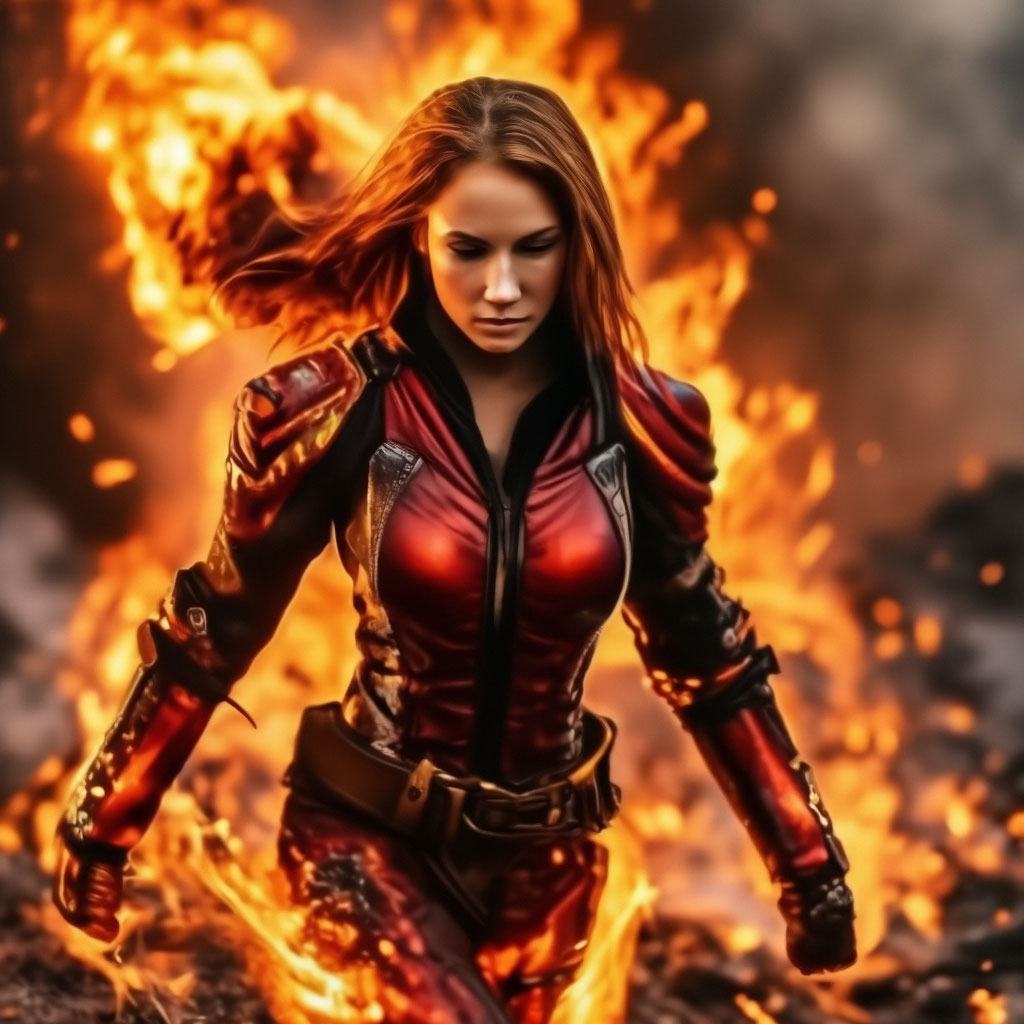 "To turn into a fire maiden, you need to practice regularly. Practical ...