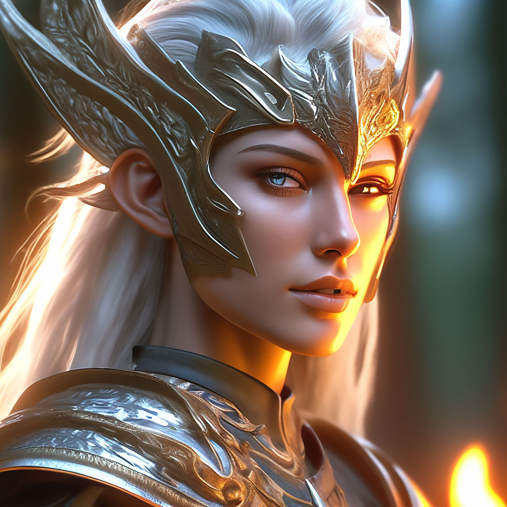"Elf warrior 3d, realistic,1024k, high resolution, high detail,cgi ...
