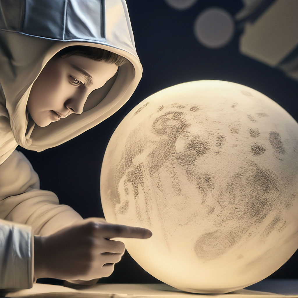 "Selenography, a branch of astrophysics, studies and describes the ...