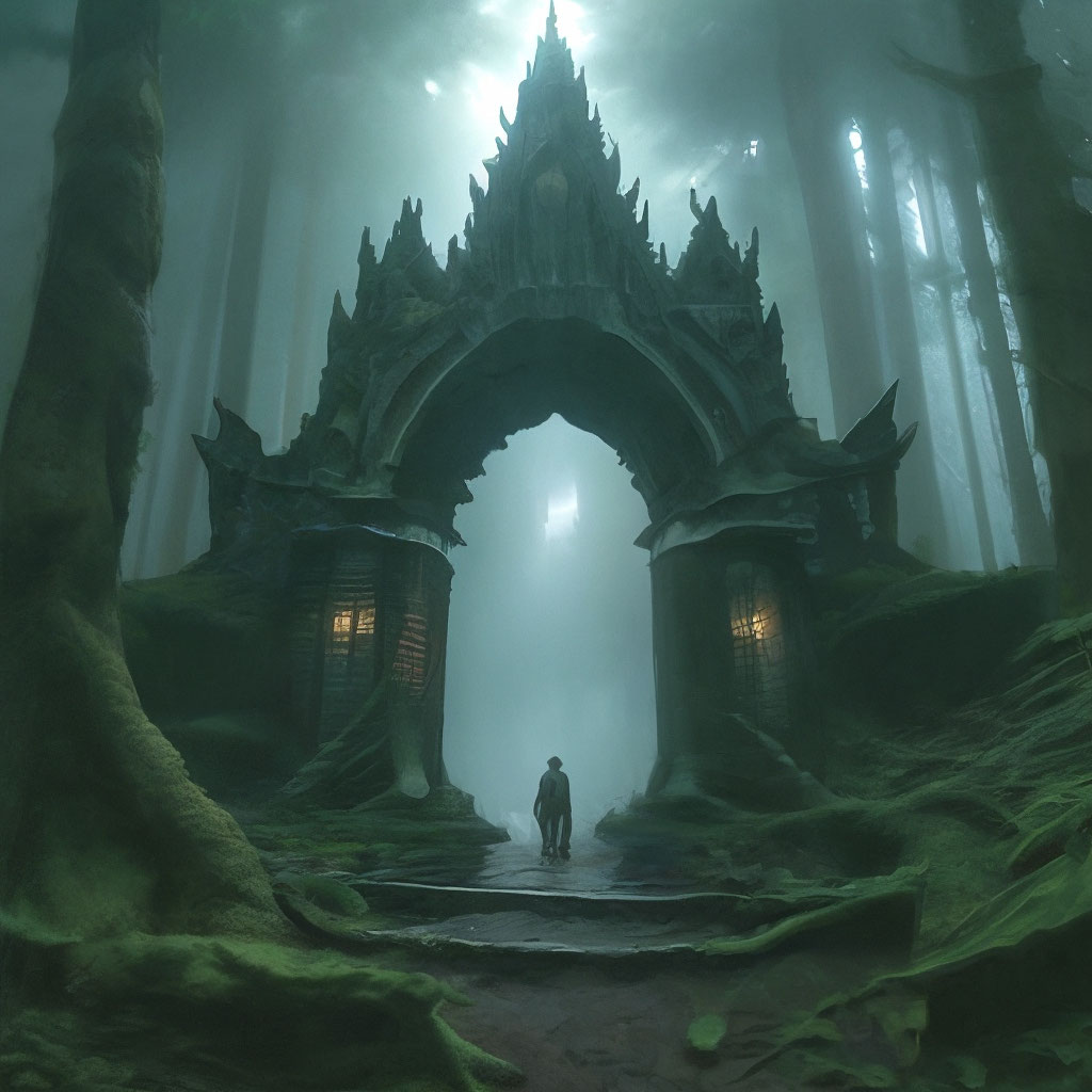 "Gateway to netherworld,mystic,deep,scary, enticing , inherent darkness ...