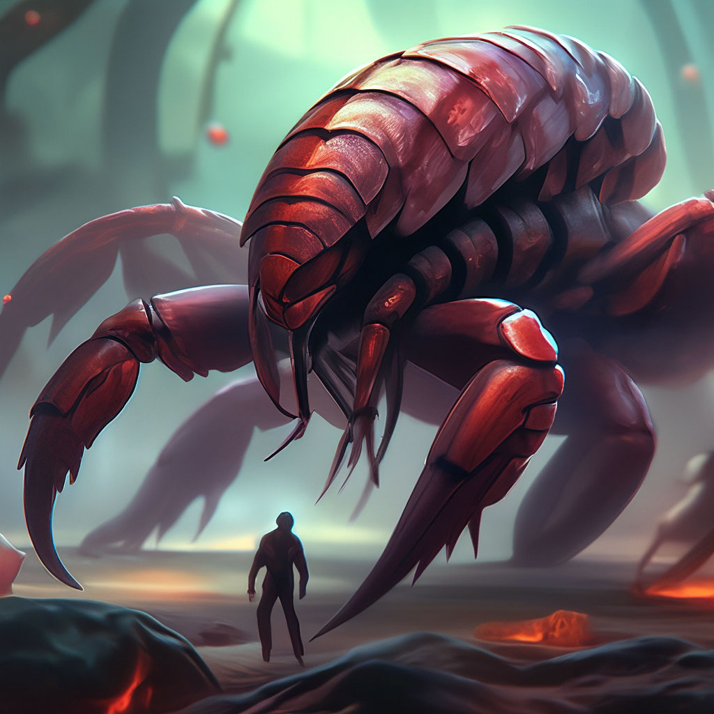 "Scorpiovirus" — image created in Shedevrum