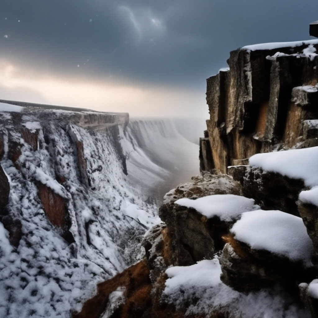 "The edge of the cliff,,,Snow,,,Blizzard,,,Hail,,,Blizzard,,,Fluffy ...