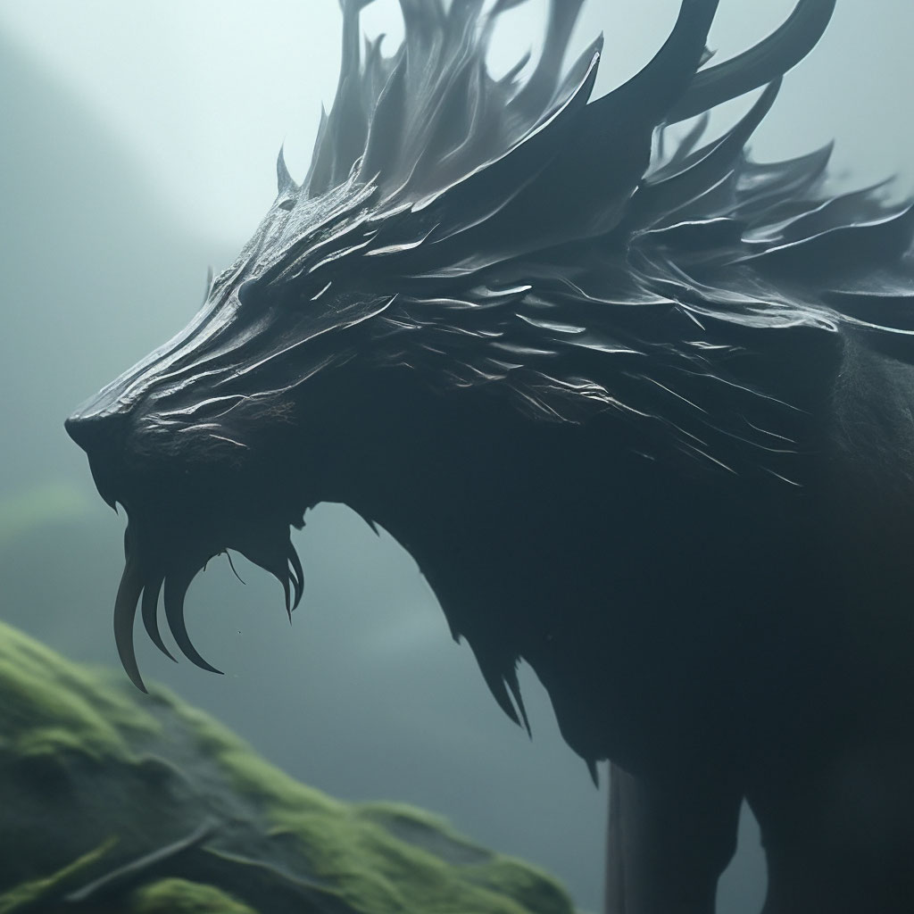 "An incredible non-living non-existent animal on an ethereal planet ...