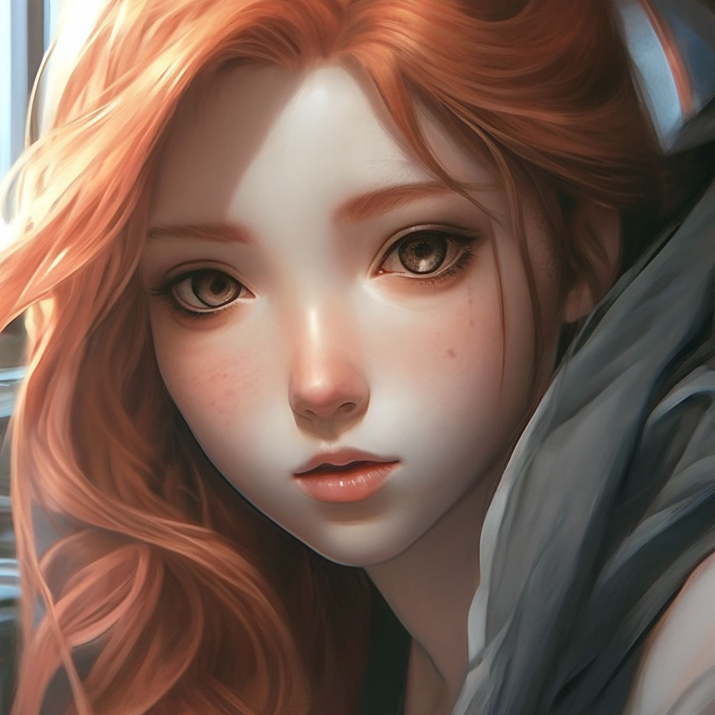 "But I trusted you, in the anime style, hyperrealism, photorealization ...