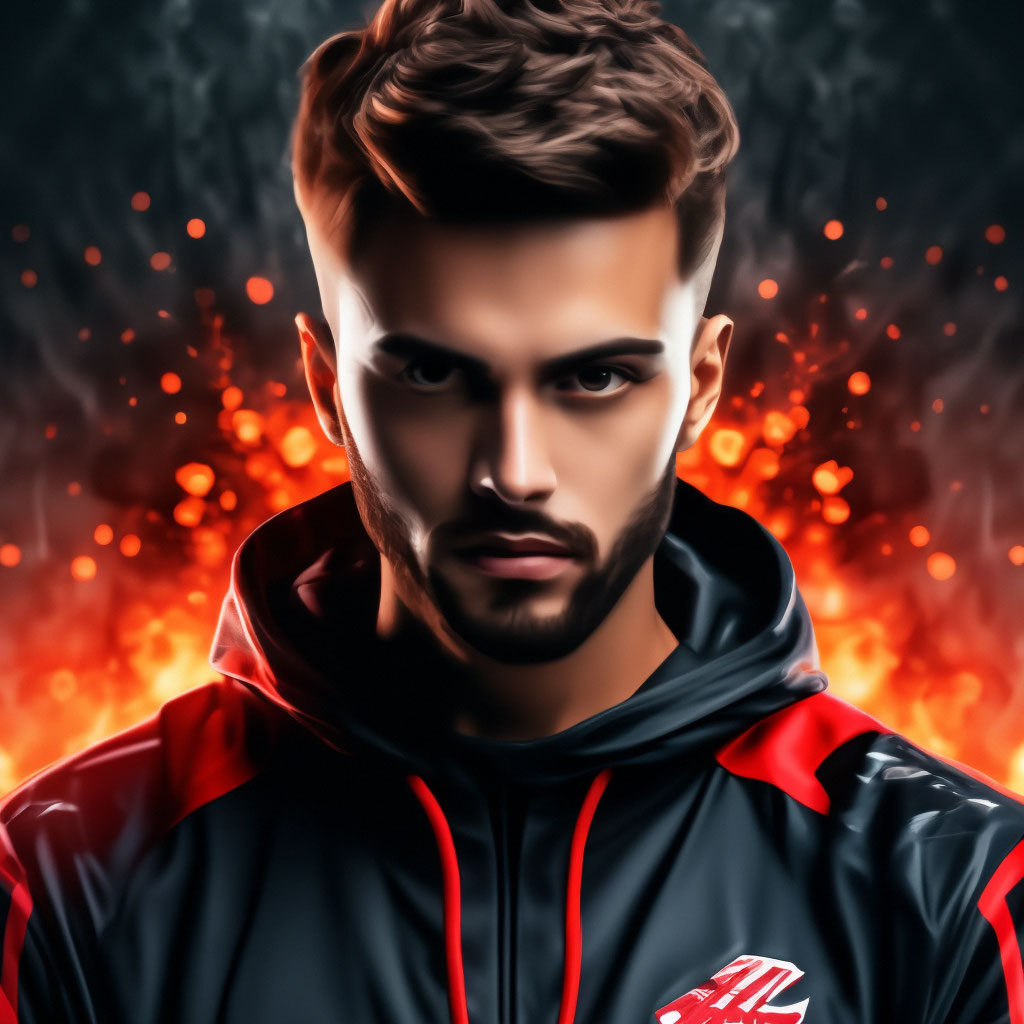 "Esports avatar" — image created in Shedevrum