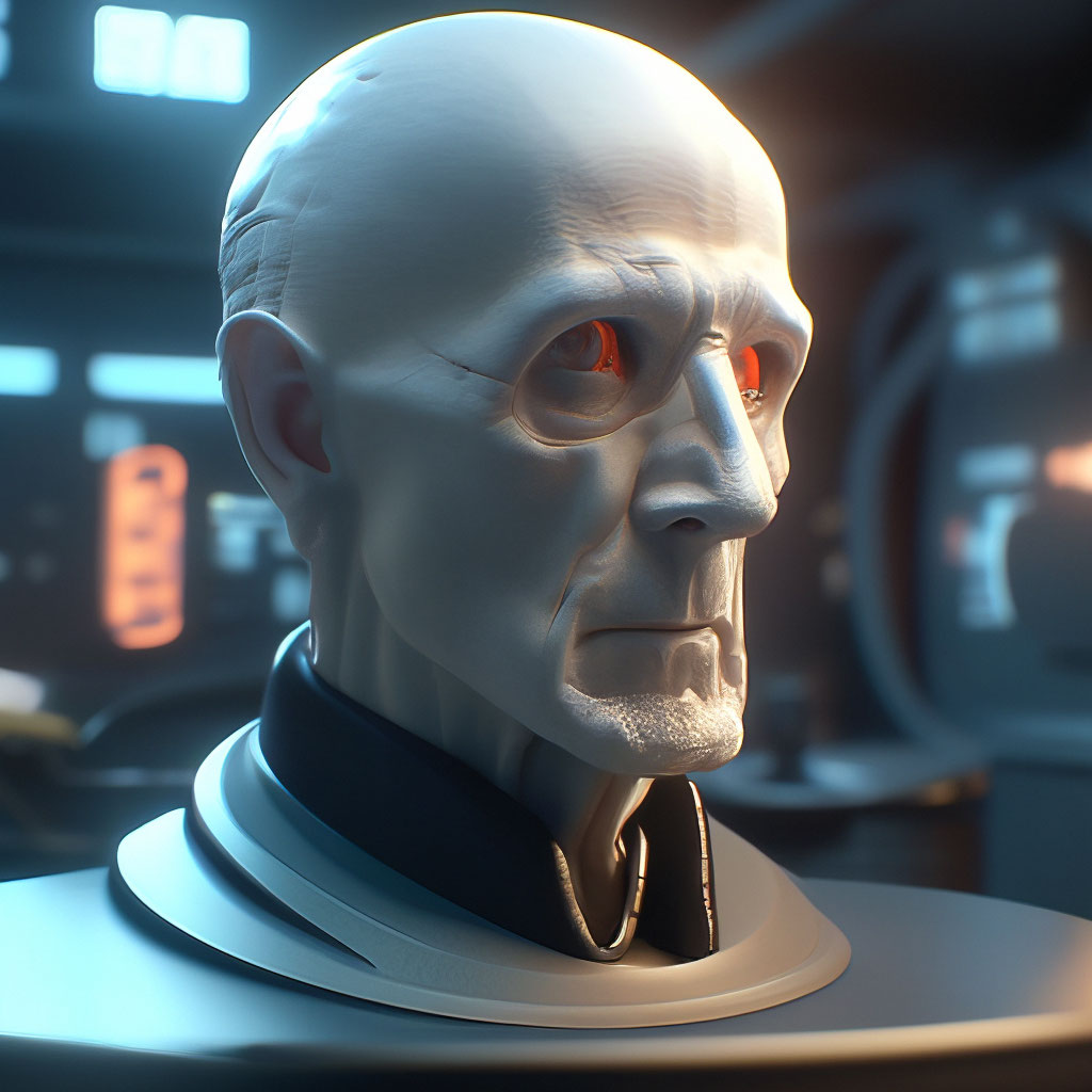 "Science fiction, Horror, Professor Dowell's Head" — image created in ...
