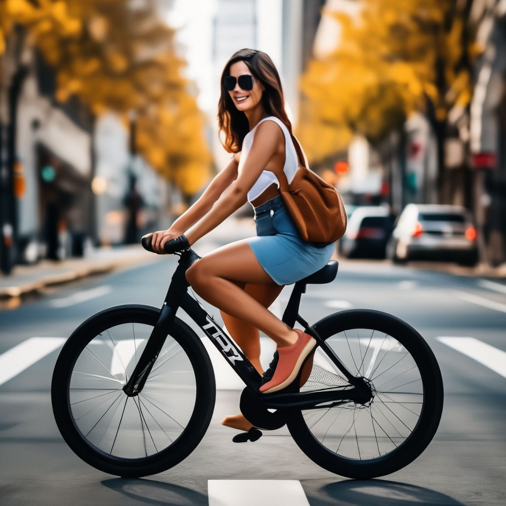 "Keep pedaling until you're allowed to😁" — image created in Shedevrum