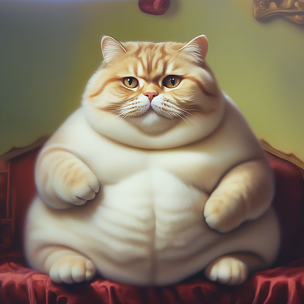 "If you like a fat cat, you will be happy all your life" — image ...