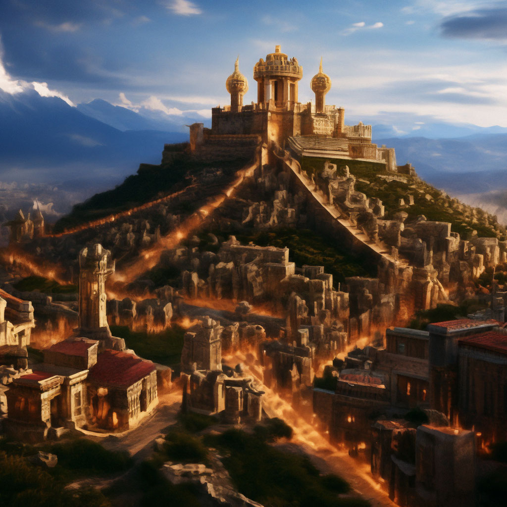 "Argos city of Perseus" — image created in Shedevrum