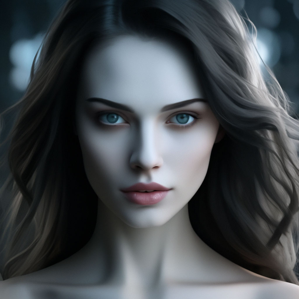 "White-skinned." — image created in Shedevrum