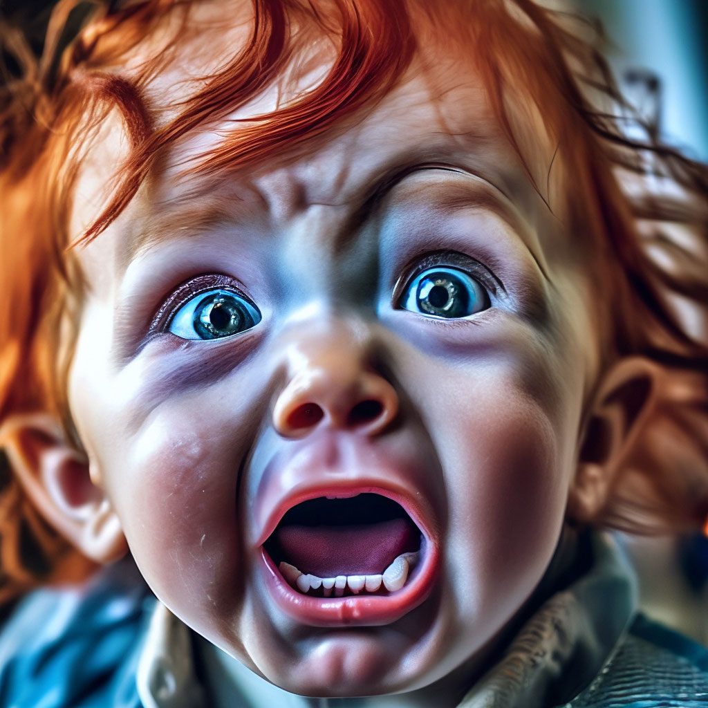 "HOTSU~KNOPOTSKU VIDEO~HOTSU‼️ A toddler, an incredibly tearful face of ...