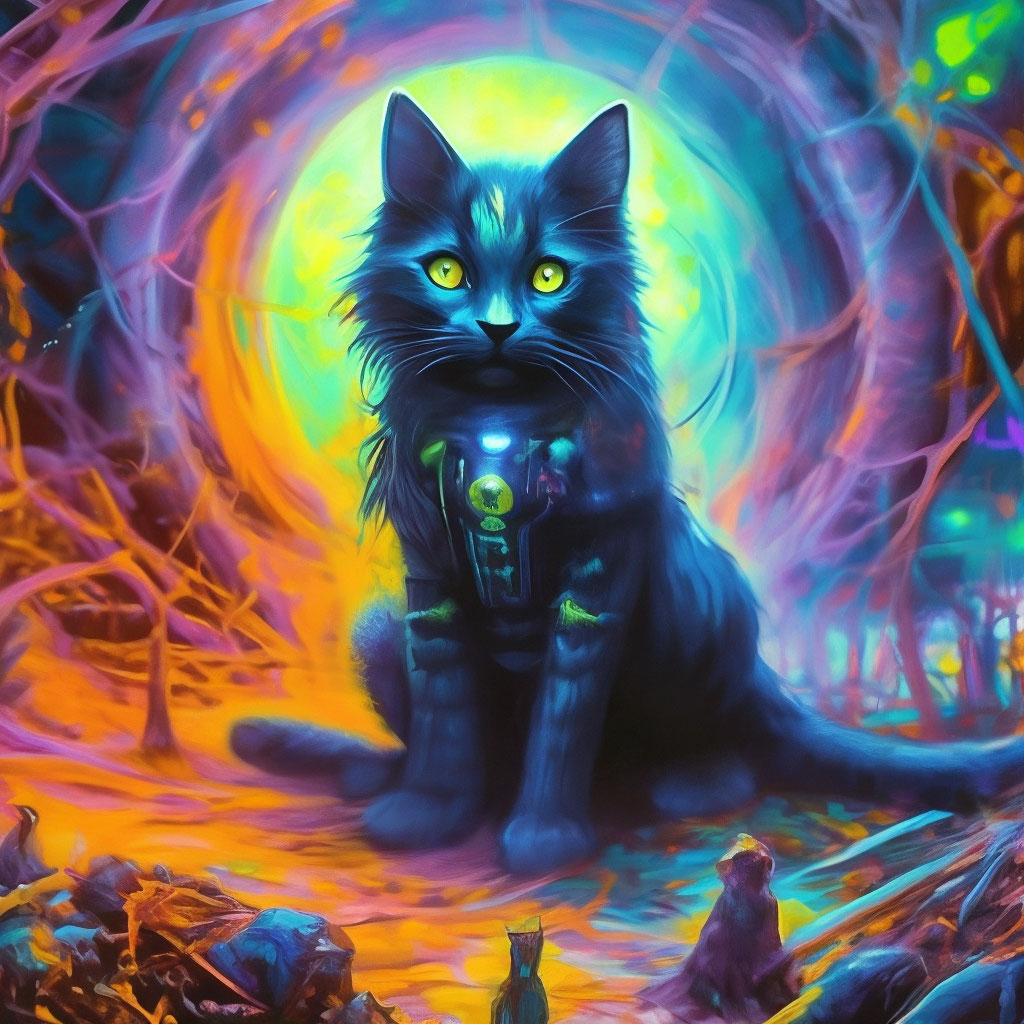 "Иной мир... ... Colorful chalk image, afterlife Necro-biovelvet ...