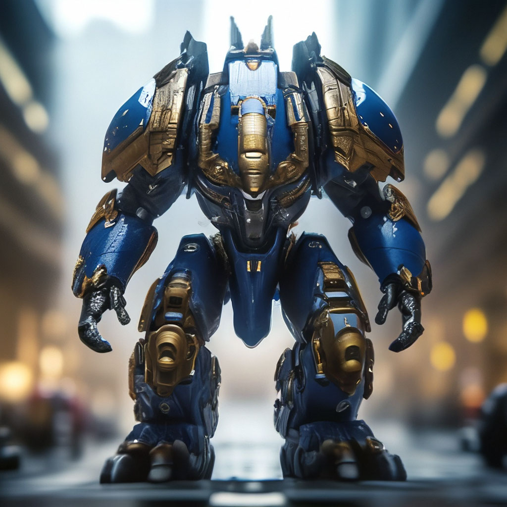 "Huge spherical mechanoid combined with kaiju, full-length, in the ...