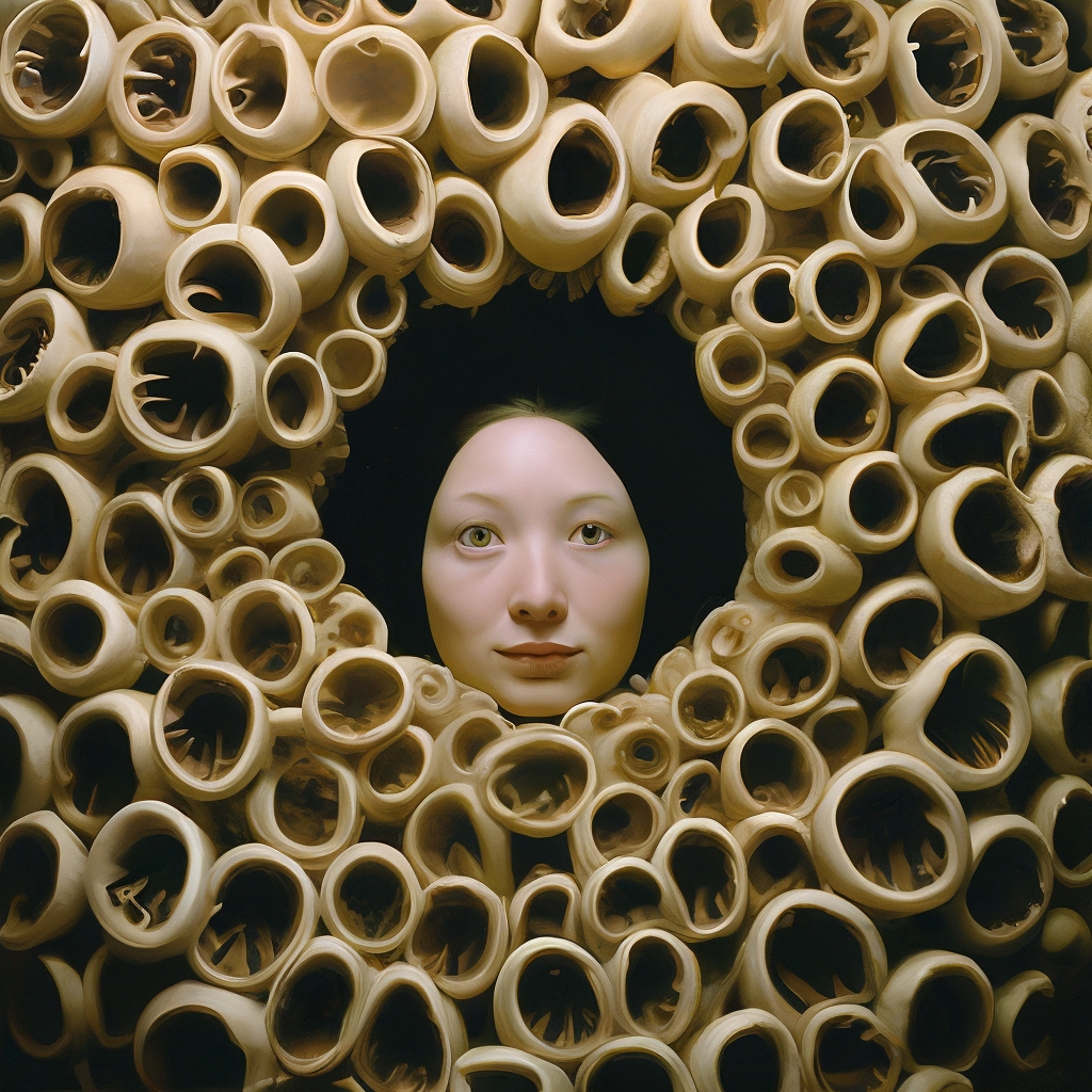 "Trypophobia" — image created in Shedevrum
