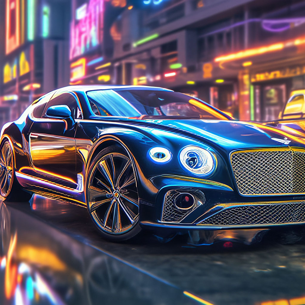 "Bentley, high detail, uhd, 8k, hyperrealism, photography, pixelation ...