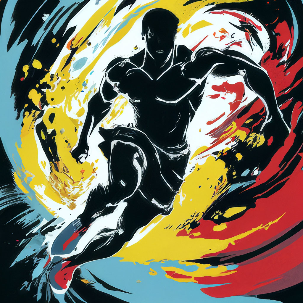 "Runner at full speed, and enters the turn, fantasy style - mythology ...