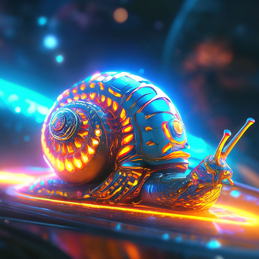 "The Space Snail Magical, beautiful, magical, mystical, unique filigree ...