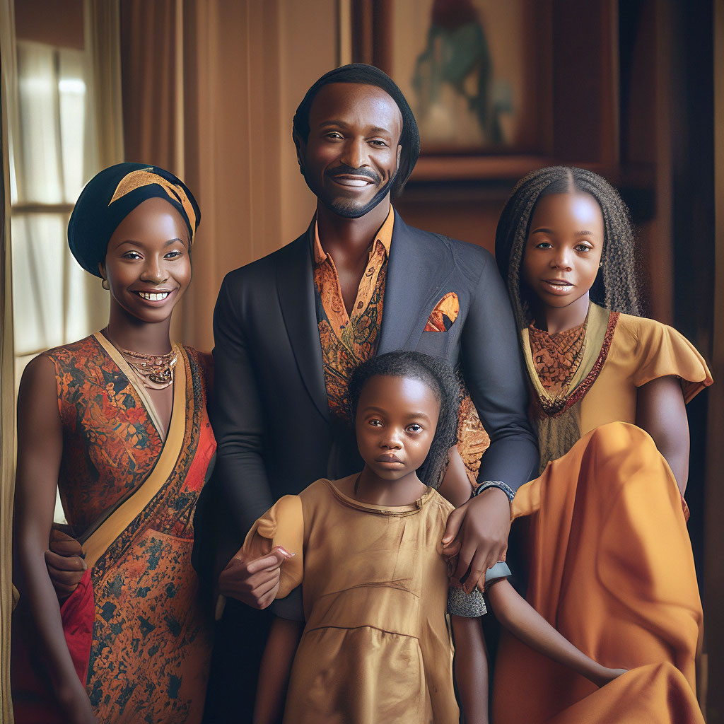 "David alaba with his sister father and mother" — image created in ...