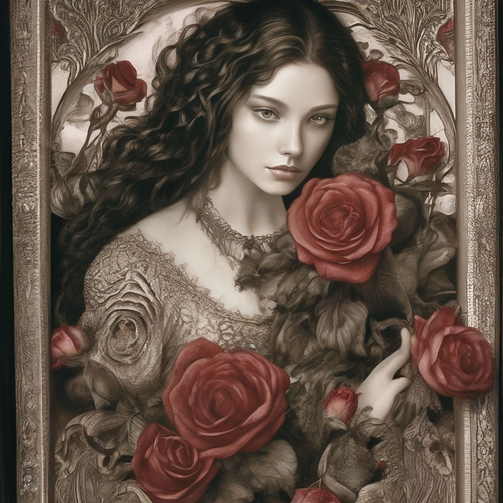 "🦋 illustration from Voynich's book hyperrealism, roses mysticism ...