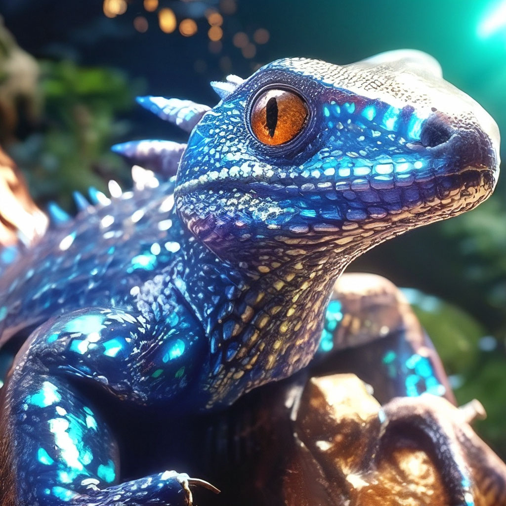 "Crystal Lizard hyperrealism good quality HD 3D professional photo ...