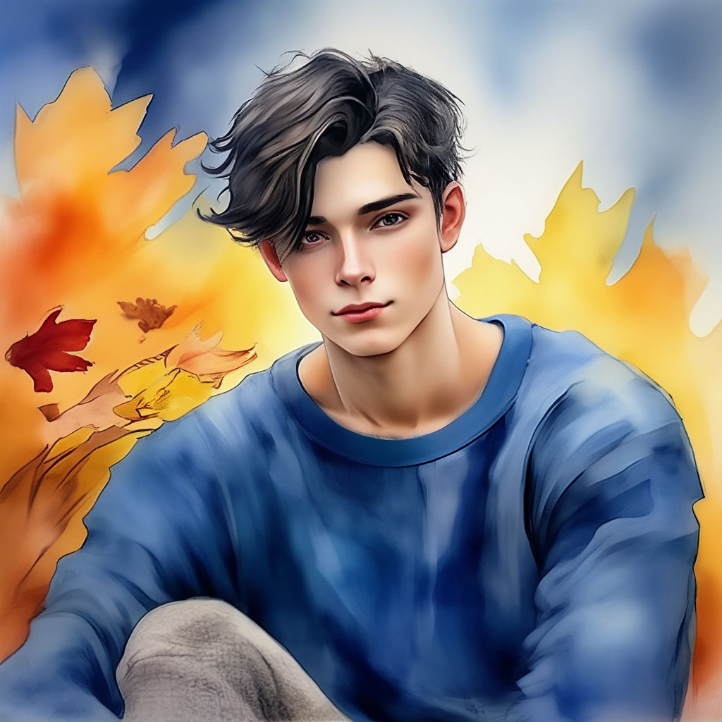 "The young man is cute, handsome, 20 years old, bright, kind, refined ...