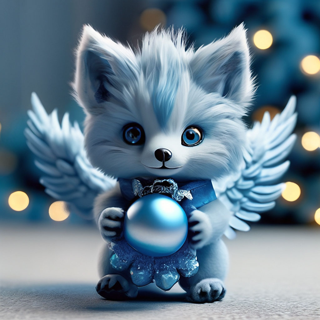 "🎁 from AxisCat 🐺 Helen Wolf — Detailed Intricate Ultra-cute miniature ...