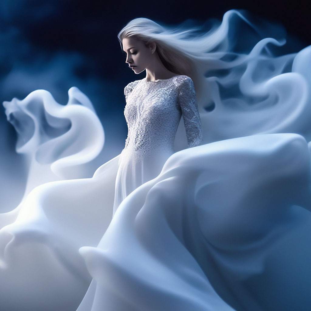 "Fantasy, imagination, beautiful, aesthetically pleasing, fractal white ...