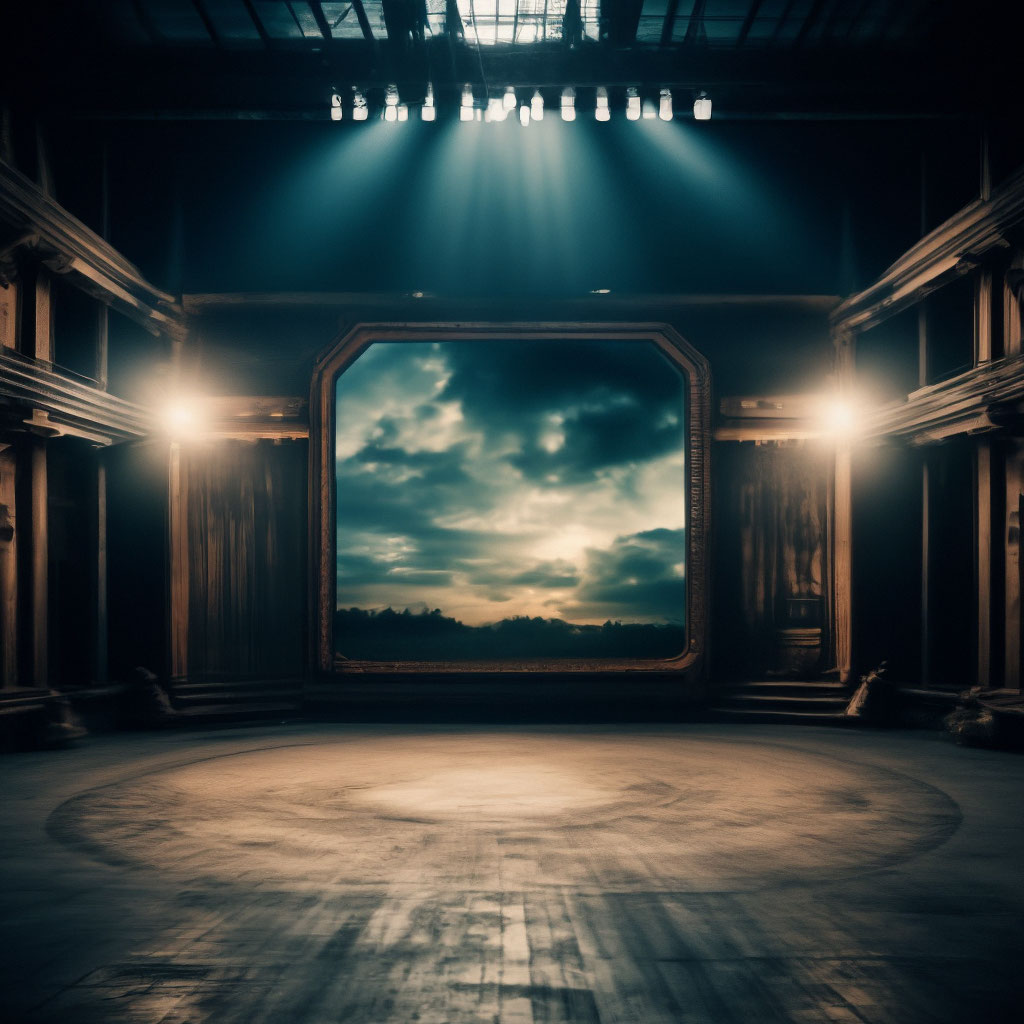 "An empty set." — image created in Shedevrum