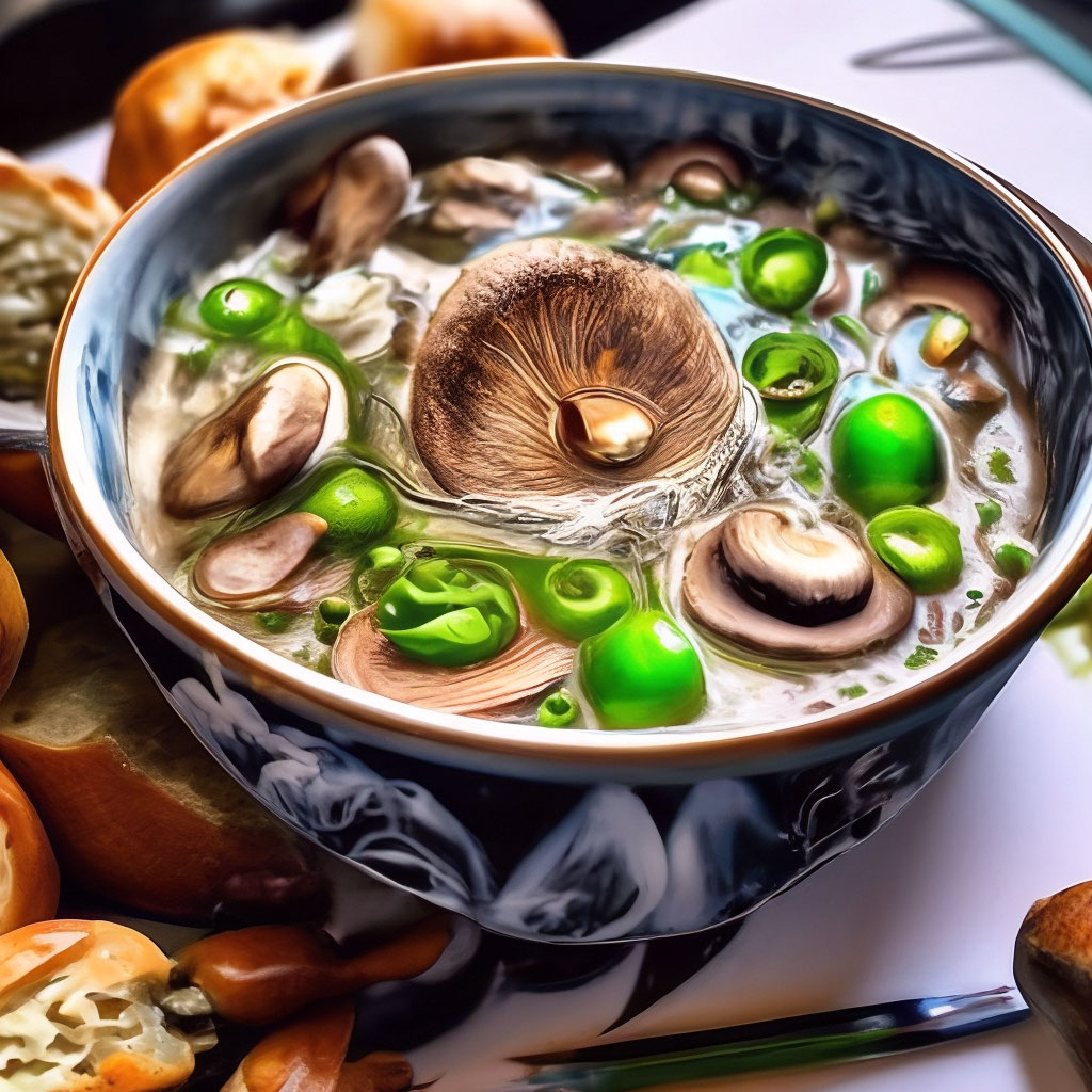 "Promt from @kakjvkusno Surreal food sketch + hyperrealism, 3D ...