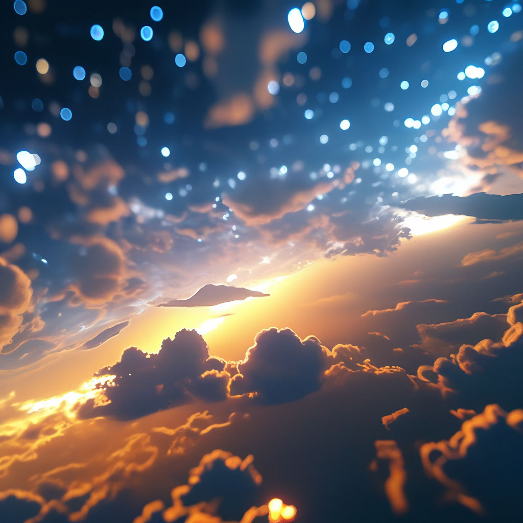 "Rayleigh scattering in the sky, extraordinary beauty in the sky ...