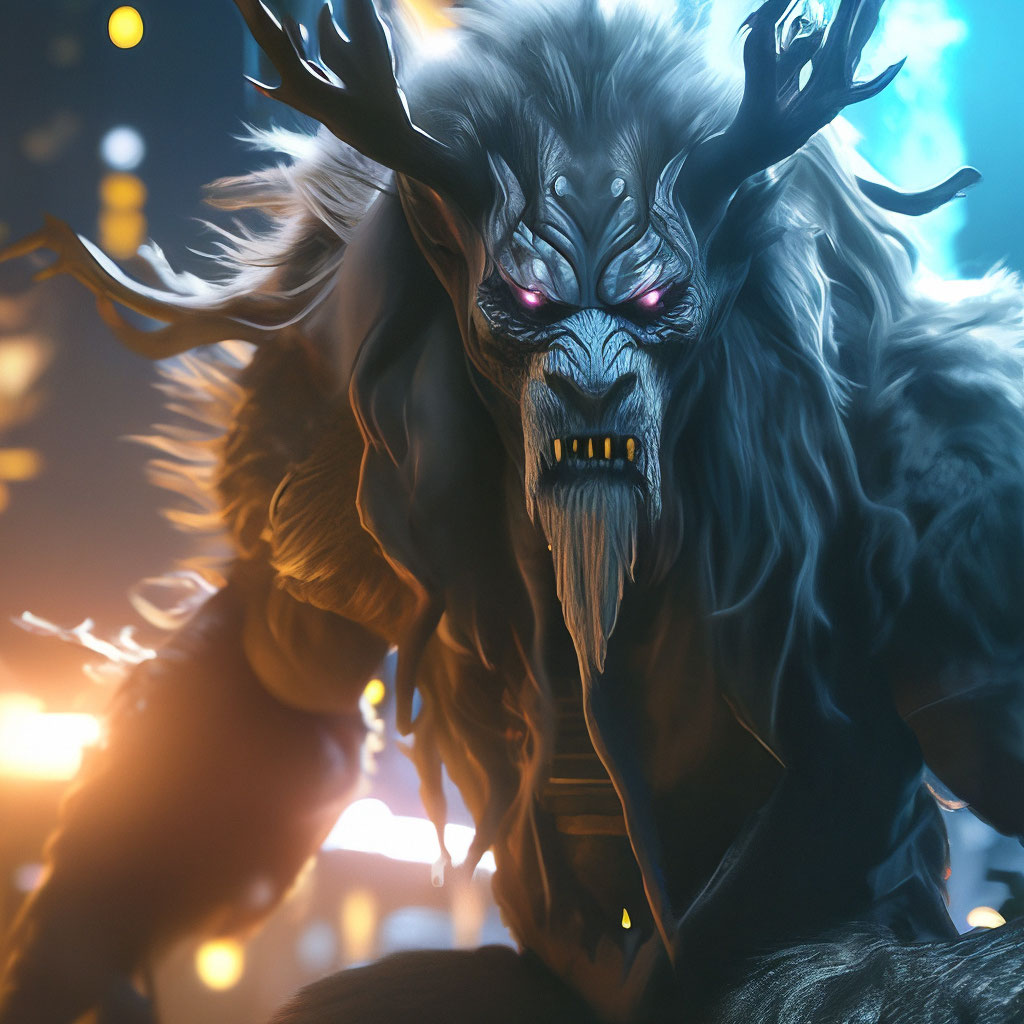 "Wendigo hyperdetalization, , aesthetically pleasing, beautiful ...