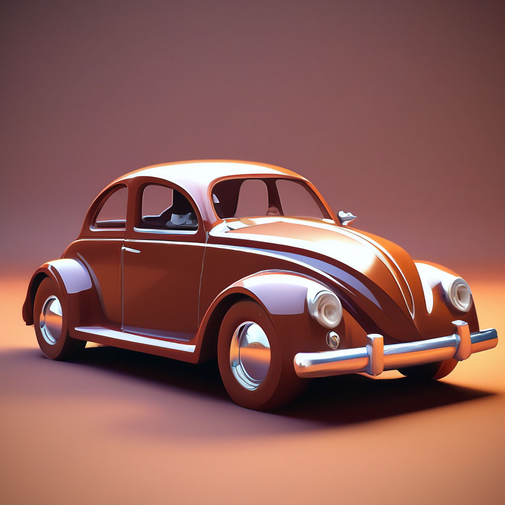 "Chocolate Car" — image created in Shedevrum