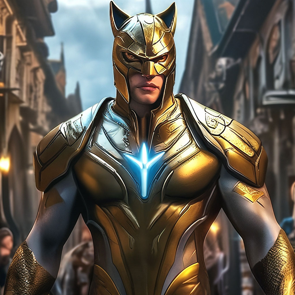"Romanian superhero man Lynx realistic, ultra-realistic, fantasy ...