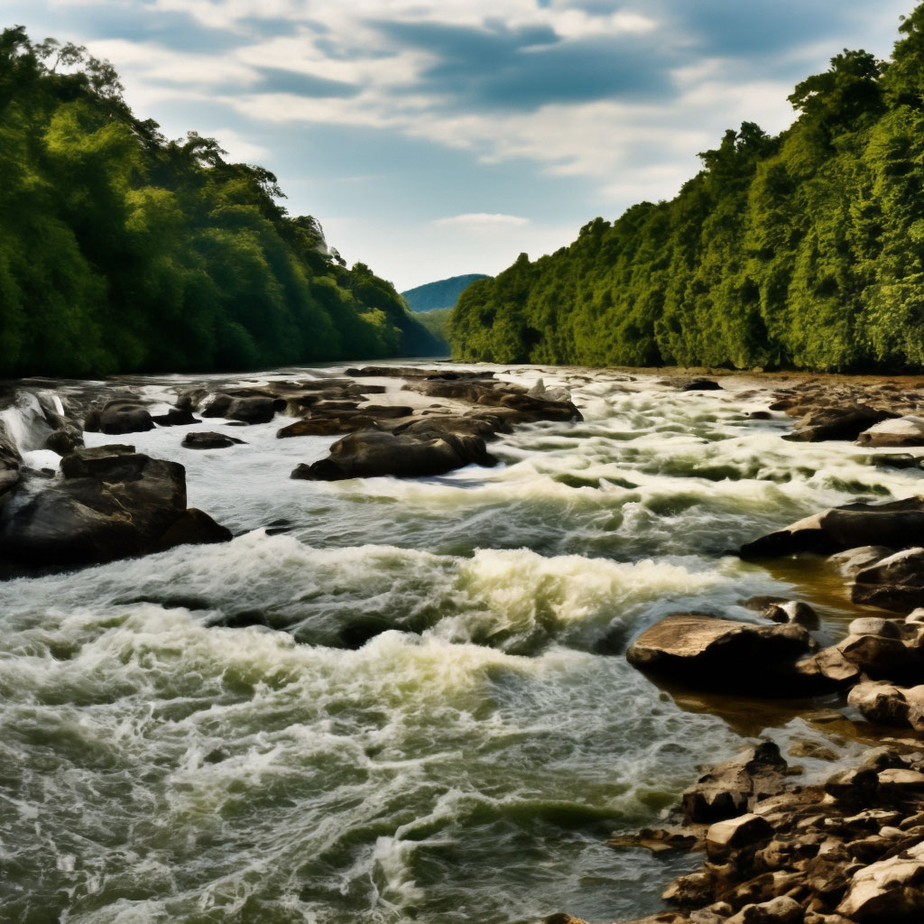 "Empty rivers run to big water, ultradetalization, high definition, 1 ...