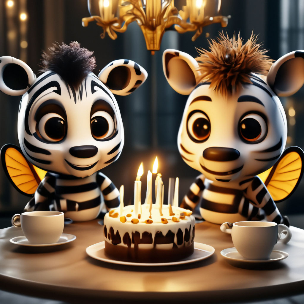 "Creep cartoon kind little cute striped bee and zebra with huge eyes ...