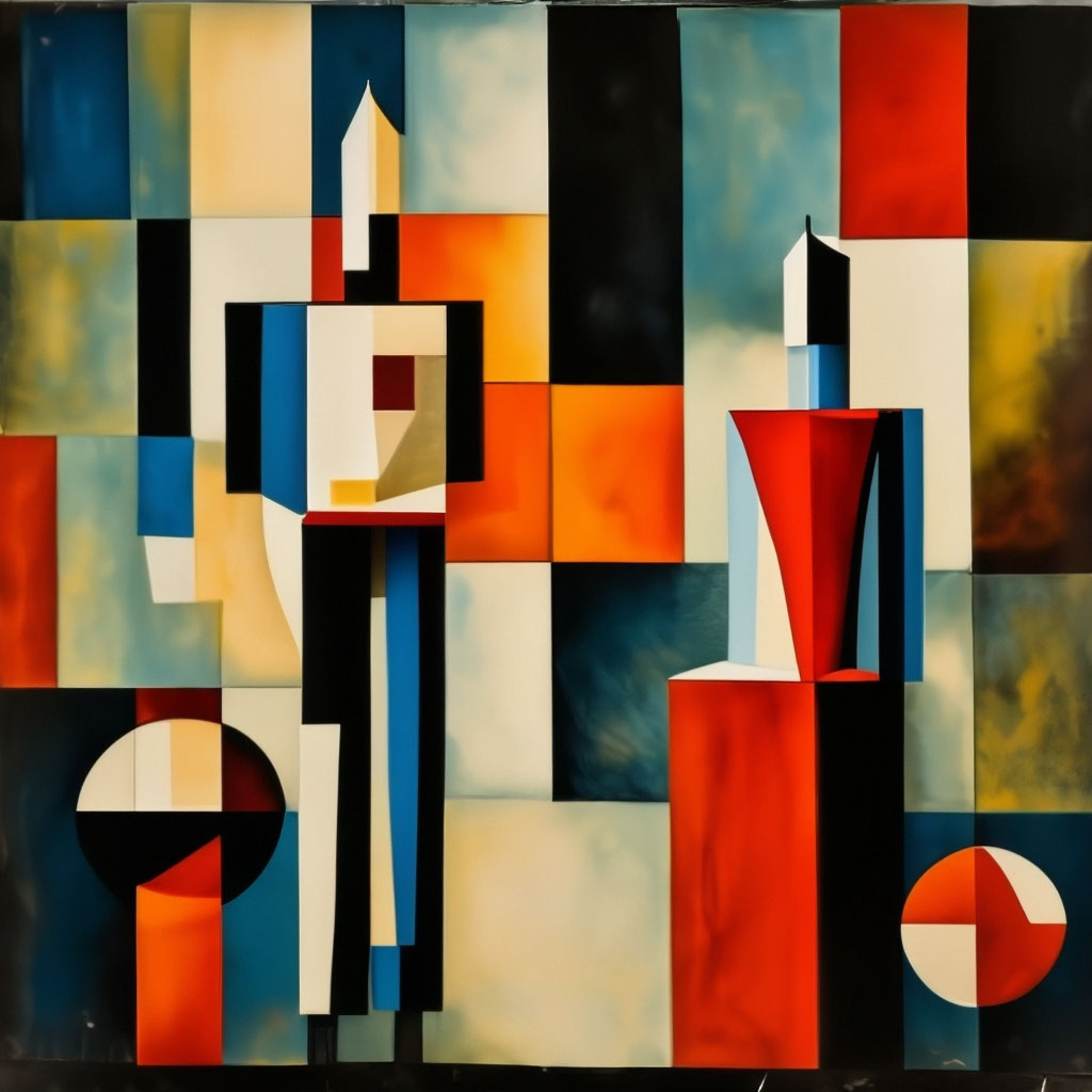 "New Year's Performance in the style of Malevich" — image created in ...