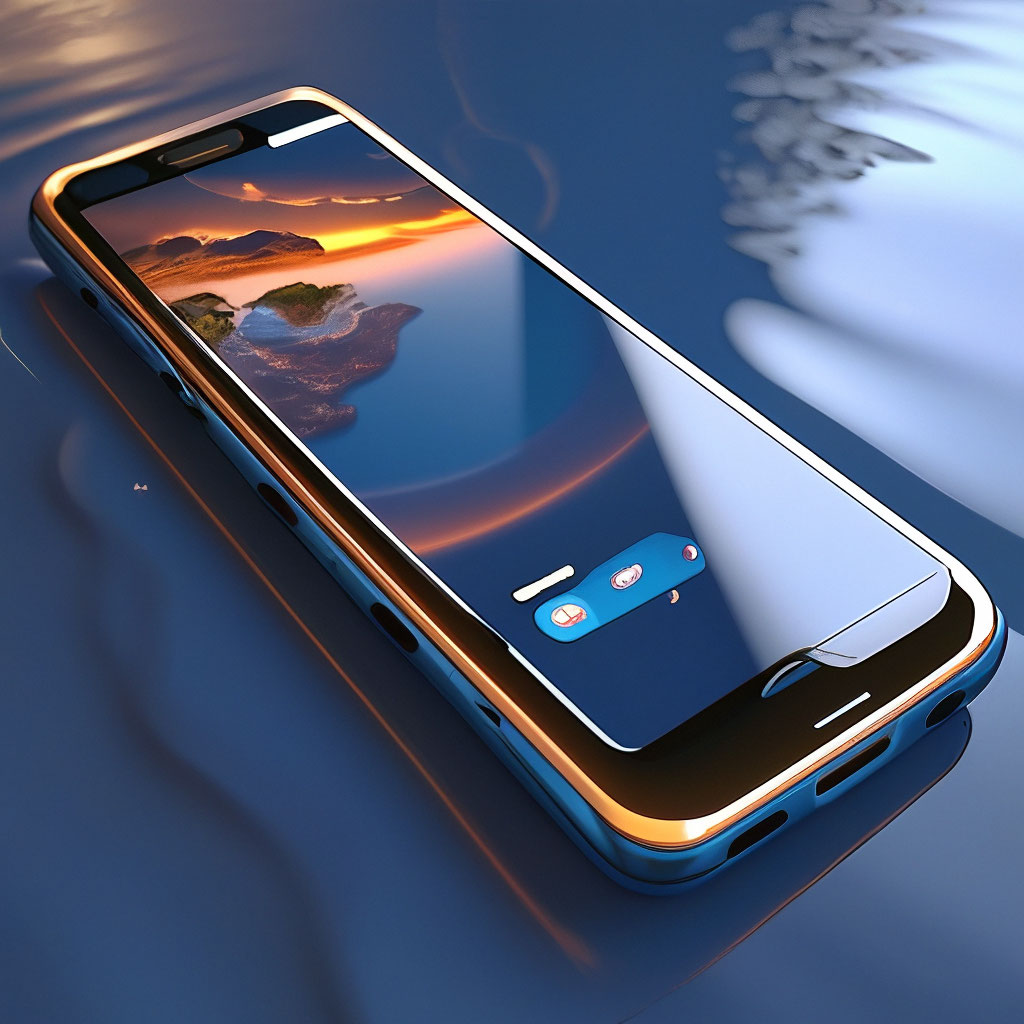 "New phone, aesthetically pleasing, beautiful, realistic, professional ...