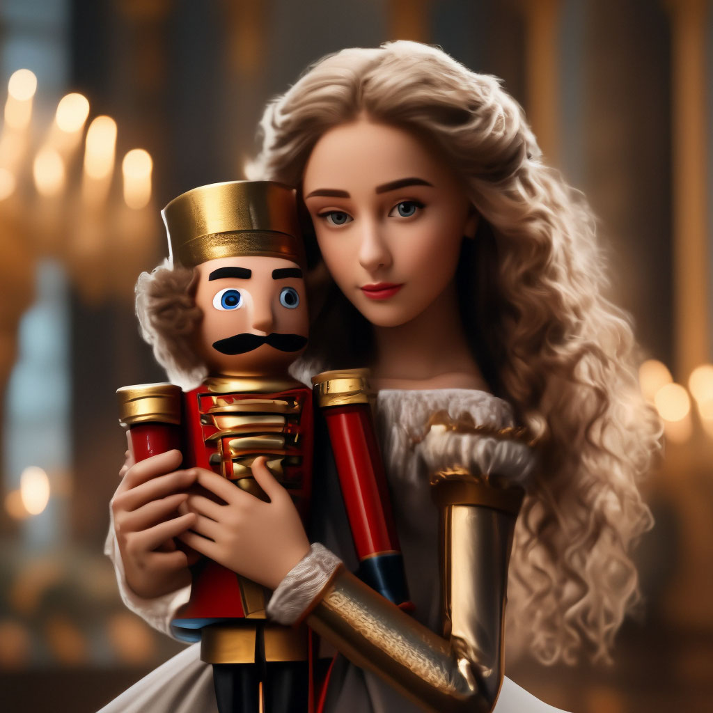 "The Nutcracker New Year's Tale bright elegant hall, beautiful ...